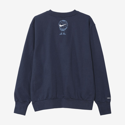 Nike耐克正品圆领字母印花男子吸湿排汗套头长袖卫衣FD9744-410