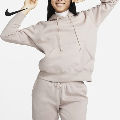 耐克女子休闲加绒保暖连帽卫衣