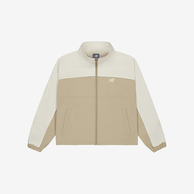 New Balance/NB正品运动女子拼接宽松运动夹克外套NAE32052-DB