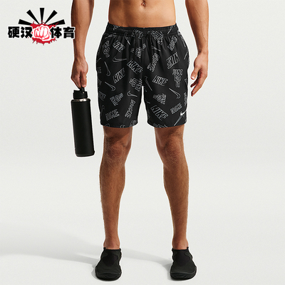 Nike/耐克正品Swim Breaker男士运动含衬裤沙滩短裤IU2358-010