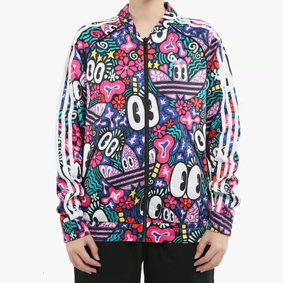 Adidas/阿迪达斯正品三叶草女子SST TRACK 针织外套DV2659