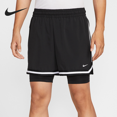 Nike/耐克正品DNA Dri-FIT男士二合一篮球运动短裤HJ4234-010
