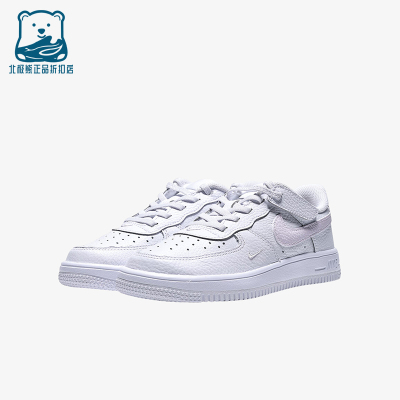 Nike/耐克正品FORCE 1 LOW小童运动轻便魔术贴休闲板鞋II0760-100