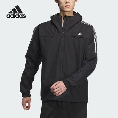 Adidas/阿迪达斯正品SL WARM JACKET男士连帽夹克外套JG8515