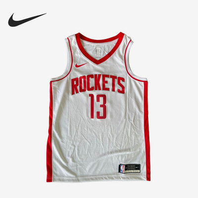 Nike耐克正品Houston Rockets NBA男无袖V领背心篮球CW3630-100