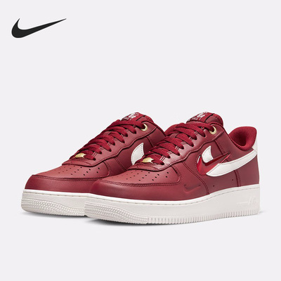 Nike/耐克正品Air Force 1 '07 PRM男子低帮休闲鞋DQ7664-600