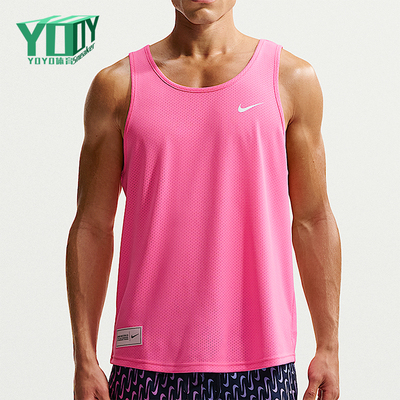Nike/耐克正品夏季男士休闲无袖运动健身透气背心T恤HV7073-649