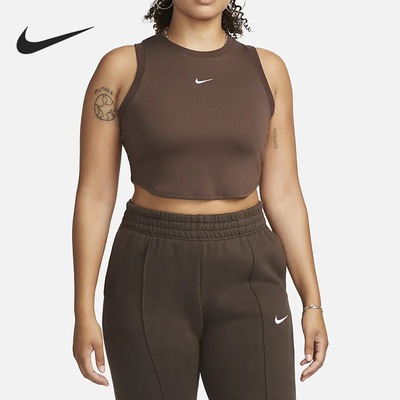 耐克正品女子短款休闲背心