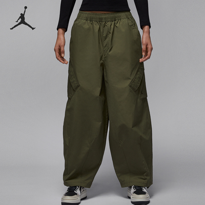 Nike/耐克正品JORDAN女士梭织运动户外宽松长裤HM6145-222