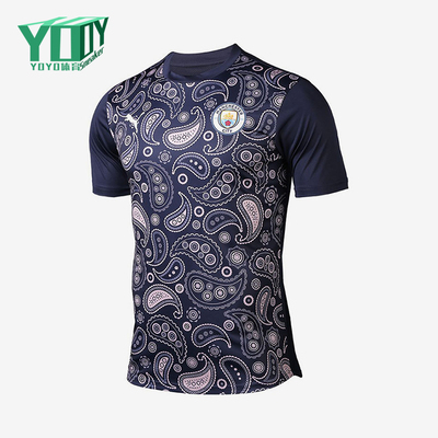 Puma/彪马正品2025男士日常圆领套头耐穿透气足球短袖758030-09