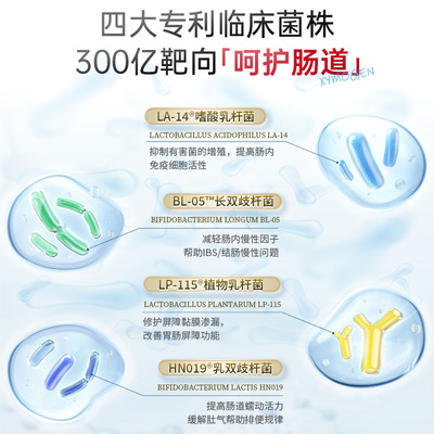XYMOGEN益生菌肠胃养护300亿活菌