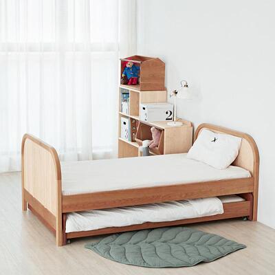 L7嘉荫双床实拖木儿拉童DZQ床双层伸缩抽子母床单人高低床