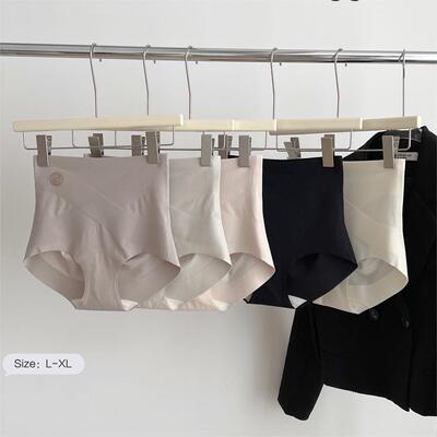 8500 高级轻奢X弹力拉伸底裆7A收腹提臀翘臀高腰内裤女纯棉加长裆