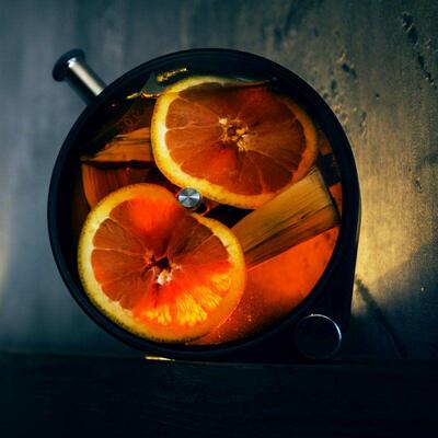 雪梨橡木酒桶美国进口创意分子鸡尾酒杯Porthole Infusion Vessel