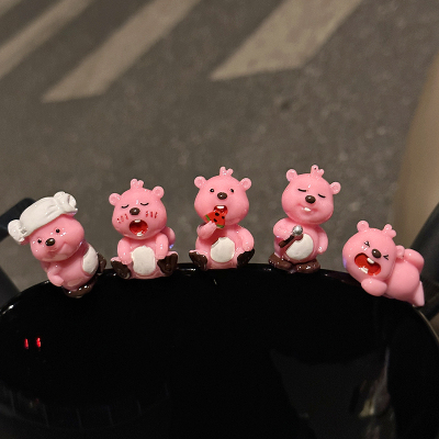 loopy车载摆件创意电动车装饰品可爱电瓶车小配件摩托车公仔卡通