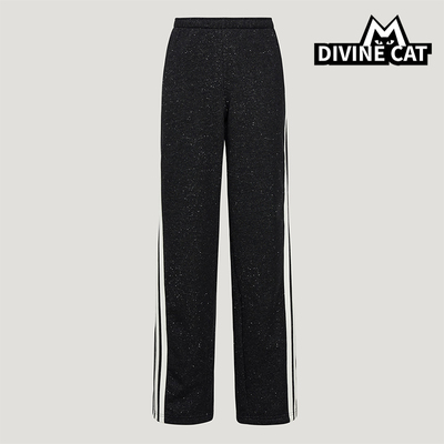 Adidas/阿迪达斯正品DCE KN PNT女士系带条纹运动针织长裤KX8907