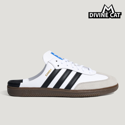Adidas/阿迪达斯正品三叶草SAMBAOGMULE经典新款T头鞋拖鞋LB3814