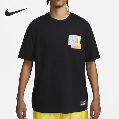 Nike/耐克正品当季新款圆领男子运动短袖T恤FB9787-010