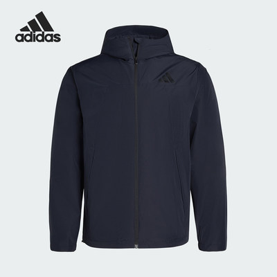 Adidas/阿迪达斯正品V WV JACKET男士拒水运动梭织外套IB7053