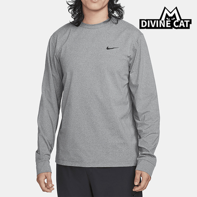 Nike/耐克正品2025秋季款男士耐穿圆领健身长袖上衣FB8584-084