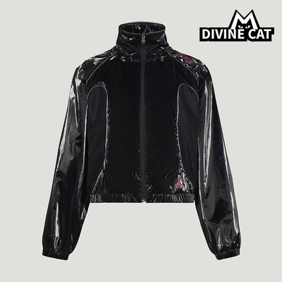 Adidas/阿迪达斯正品2026女士休闲时尚简约拉链宽松外套KY5756