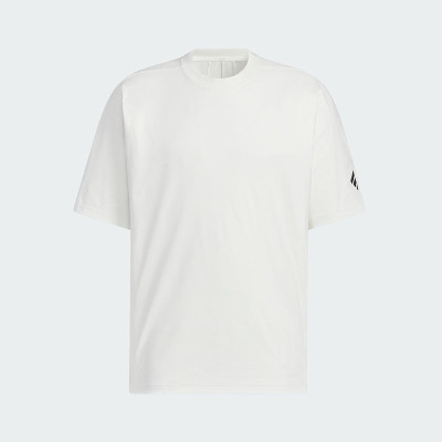 Adidas/阿迪达斯正品2025男士针织透气宽松经典运动短袖KE9590