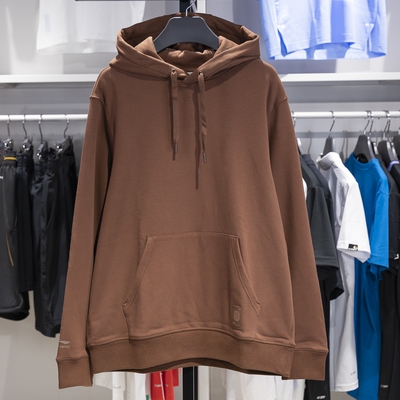 李宁正品2024新款中国色系列男子纯色宽松套头连帽卫衣AWDT963-5