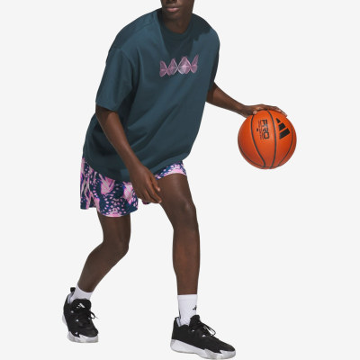 Adidas阿迪达斯正品篮球系列男女短袖透气圆领套头运动T恤KW9485