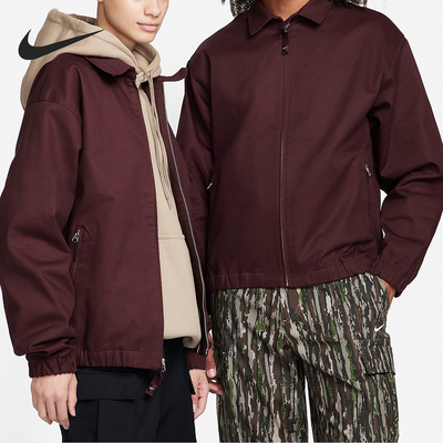 Nike/耐克正品秋冬新款男女梭织斜纹滑板夹克外套FQ0407-652