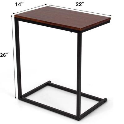 可厂家直销C形(桌沙发侧桌约轻便移无动27英简寸约68.6厘米)高