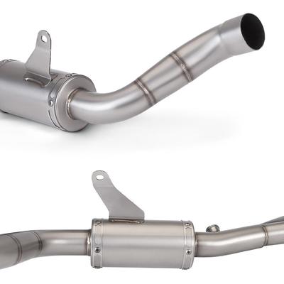 摩托段机车R7改装排气管2不钢前段+尾套装专车专用200001-3年锈直