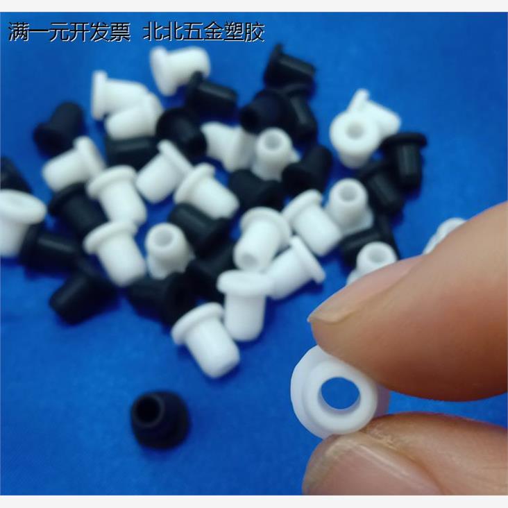 耐高温防尘防水硅橡胶T型空心塞电源箱保护线套圈出线密封12345MM
