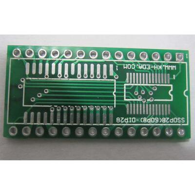 SSOP28转DIP28转接板 贴片转插件