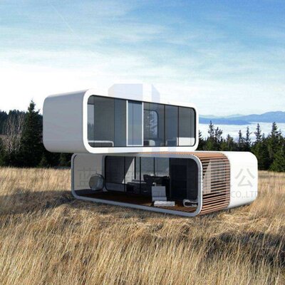 创蓝可移动住人集装箱苹果舱创意民宿酒店免费设计改装拼装