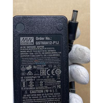 GST60A12-P1J明纬电源适配器12V5A