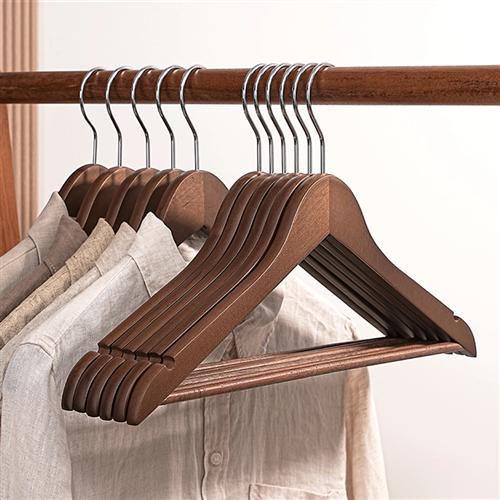 实木衣架衣挂挂衣衣柜晾衣木质衣架衣服撑子家用衣撑酒店衣服架子