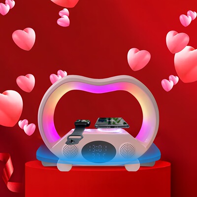 6 In 1 Wires Charging Night Light Wires Speaker 15W