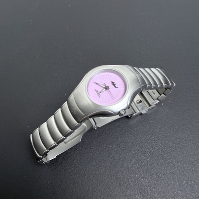 浪费时间花朵古着手表男女同款