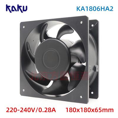 KA18SYU06HA2KAKU卡风机180电65220V柜固散热风扇风机