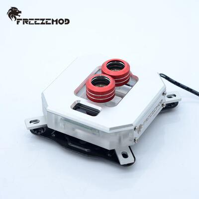 FREEZEMOD电脑CPU水冷头2020款UPR-2020I液晶温度显示VA屏intel