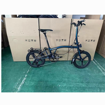 Cranston 16寸小布碳轮折叠自行车7速轻量三折车TRI-FOLDING BIKE