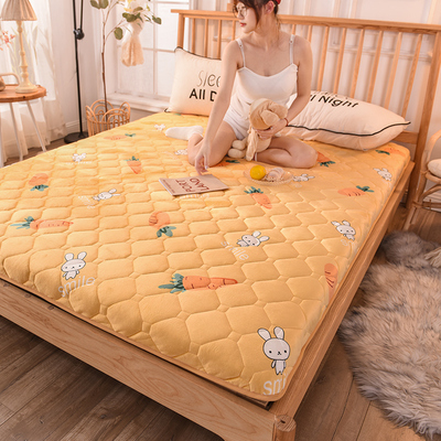 床垫1.8m床双人加厚折叠1.5米榻榻米海绵褥垫单人学生宿舍Z1.2床