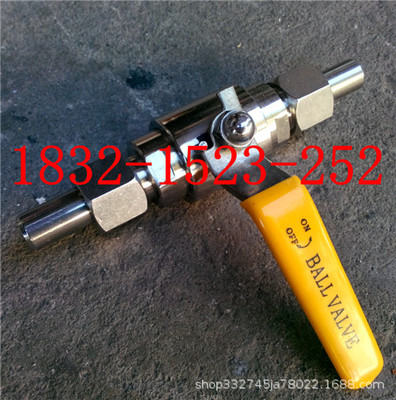 Q21F/SA-64P不锈钢外螺纹活接对焊式球阀PN63 DN6/10 BWΦ14 304