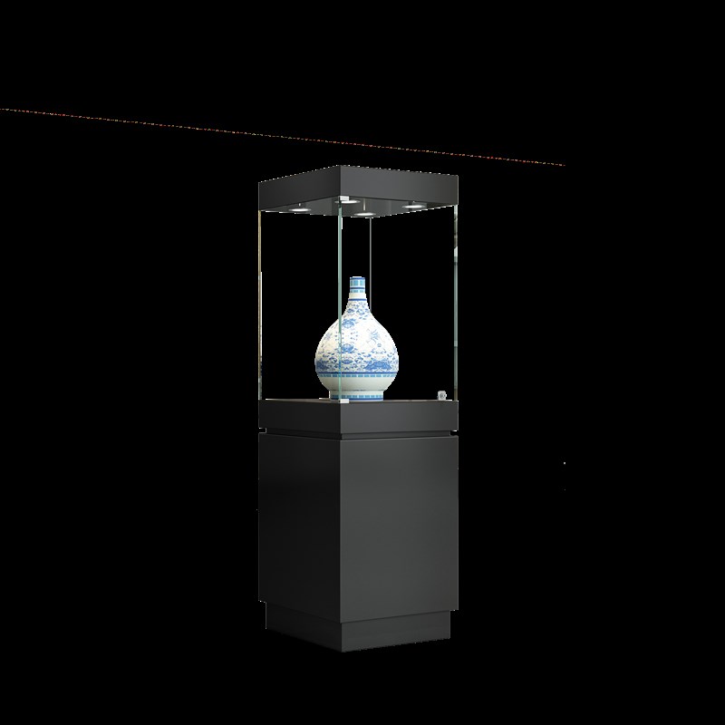 博物馆珠宝柜玻璃柜台古董瓷器柜台展览柜M玉器奇石文物展柜摆放
