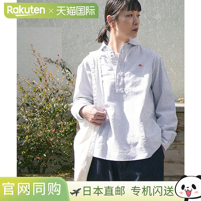 [DT-B0281OXP] DANTON 圆领 PO 衬衫 L/S 圆领套头衫长袖女式上衣