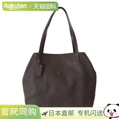 日本直邮Felisi 手提包 手提包方形皮包包黑色深棕色真皮牛皮皮革
