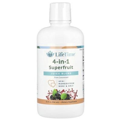 LifeTime Vitamins,生命的基础，4 合 1 超级混合果汁，巴西莓、3