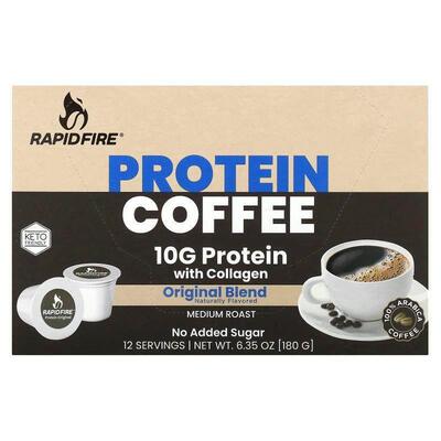 RAPIDFIRE,Protein Coffee Pod, Original Blend
