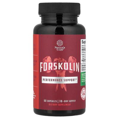 Nature's Craft,Forskolin, 60 Capsules (250 mg per Capsule)