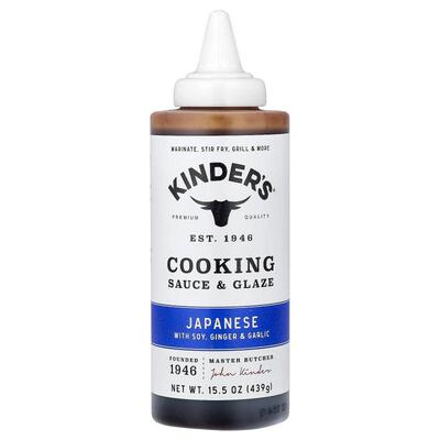 KINDER'S,Cooking Sauce & Glaze, Japanese, 15.5 oz (439 g)